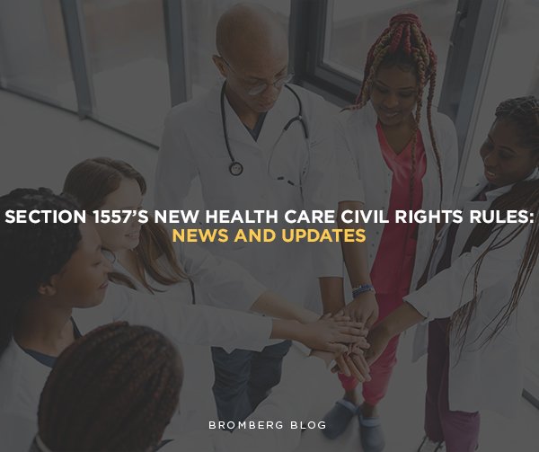 Section 1557’s new health care civil rights rules: News and Updates ...